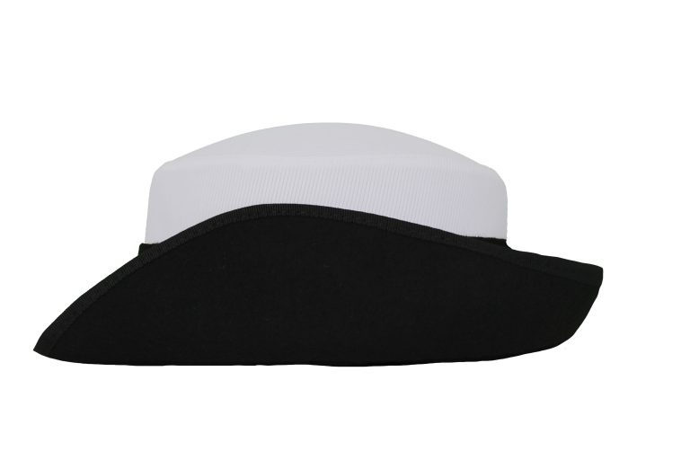 Ladies White Plastic Top, Tricorn Hat – Miller Rayner