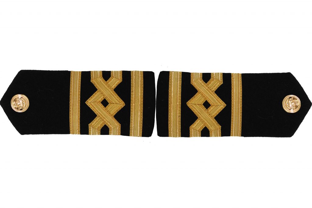 Master Merchant Navy Entwined Diamond Shoulder Board 3/8 Braid – Miller ...