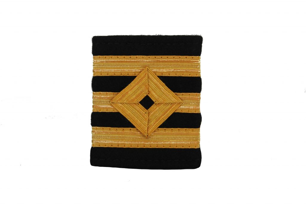 Chief Deck Officer Merchant Navy Epaulette Diamond 3/8 Braid – Miller ...