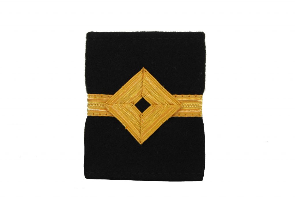 3rd Deck Officer Merchant Navy Diamond Epaulette 3/8 Braid – Miller Rayner