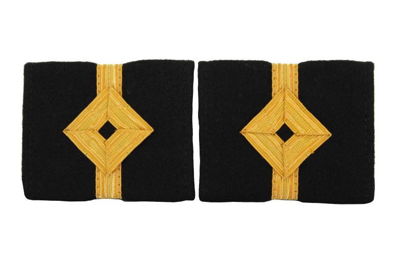 3rd Deck Officer Merchant Navy Diamond Epaulette 3/8 Braid – Miller Rayner