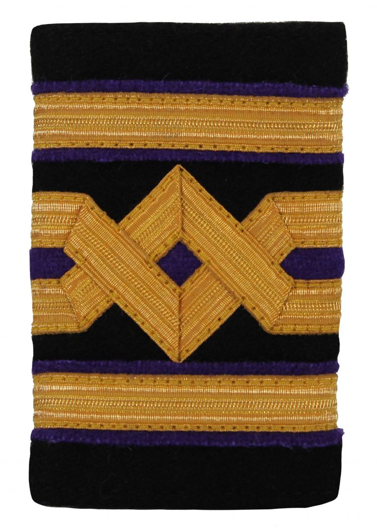 Chief Engineer Merchant Navy Epaulette 3/8 Braid MN Purple – Miller Rayner