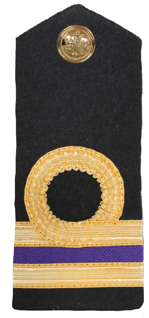 3rd Engineer Shoulder Board Curl 2 Row 3/8 Braid and MN Purple – Miller ...