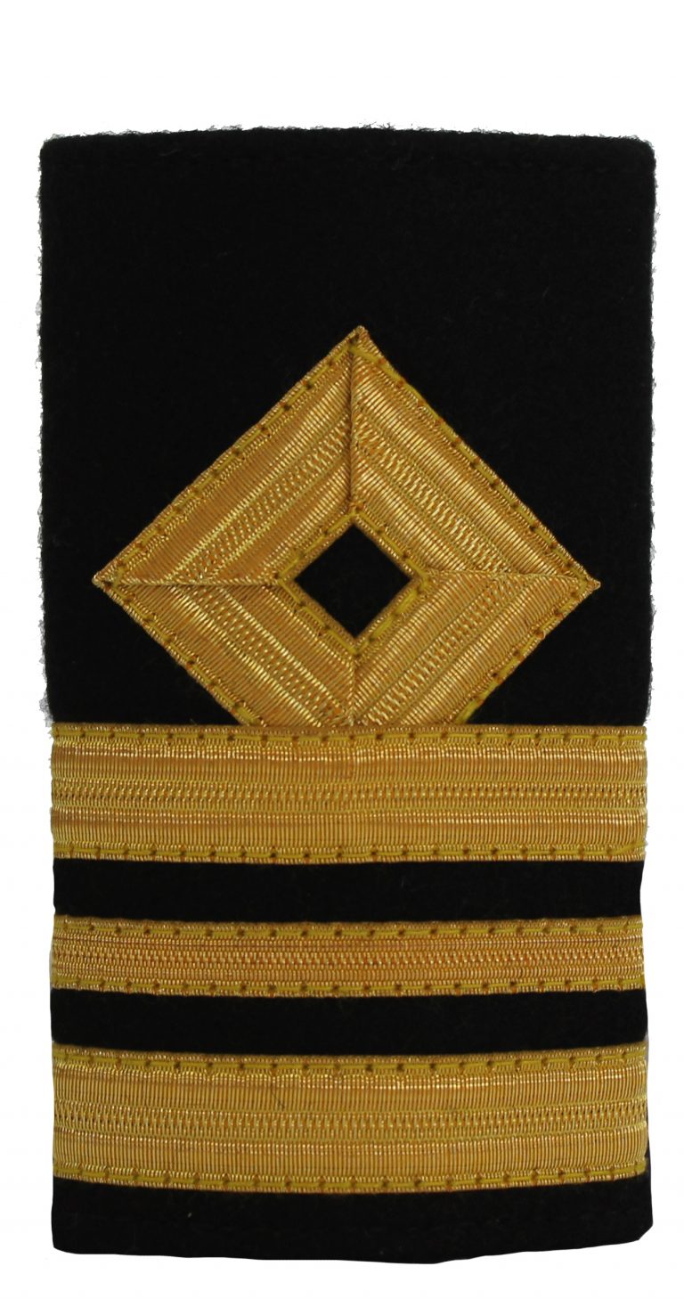 2nd Deck Officer Diamond Tucked Epaulette 2.5 Bars – Miller Rayner