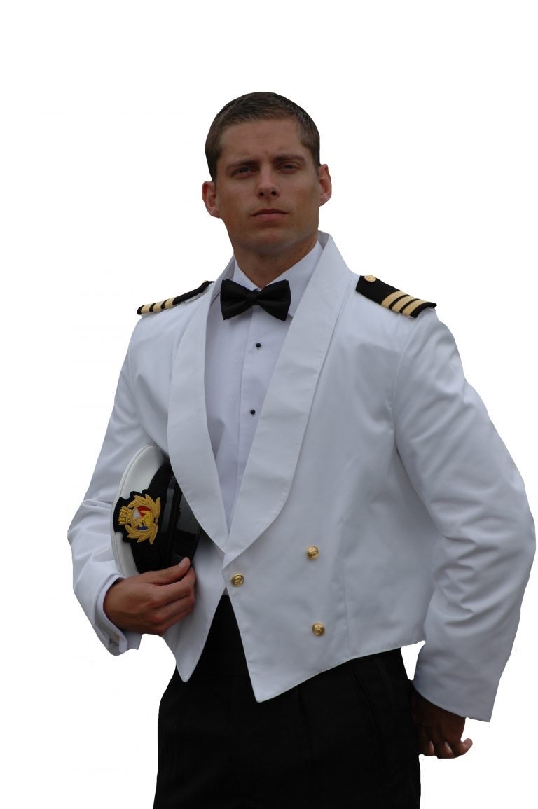 White Formal Dinner Jacket 4 button 2 show – Miller Rayner