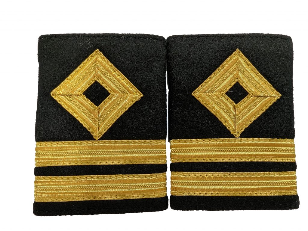 Second Officer Diamond Above 2 Rows 3/8th Epaulettes – Miller Rayner