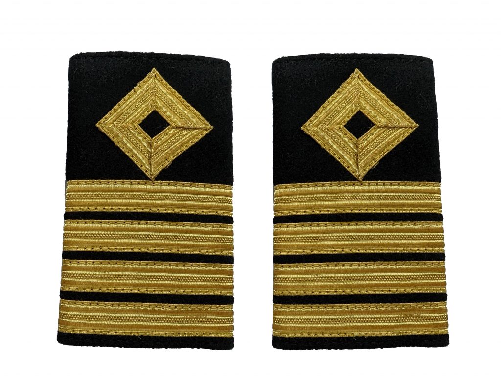 Captain Diamond Above 4 Rows 3/8th Epaulettes – Miller Rayner