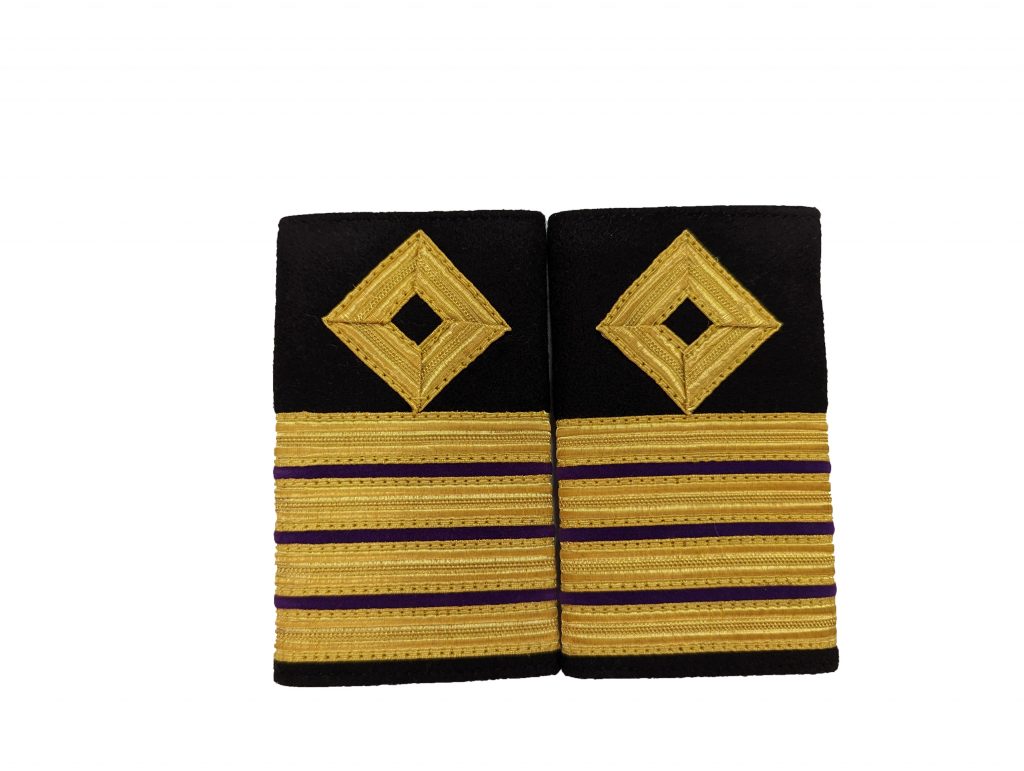 Chief Engineer Diamond Above 4 Rows 3/8th Epaulettes – Miller Rayner