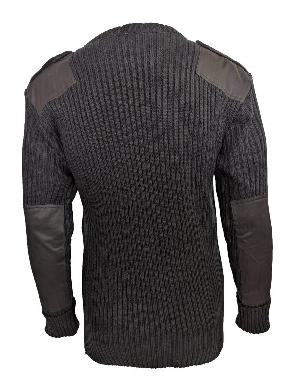 Nato Style Sweater with Patches and Epaulettes – Miller Rayner