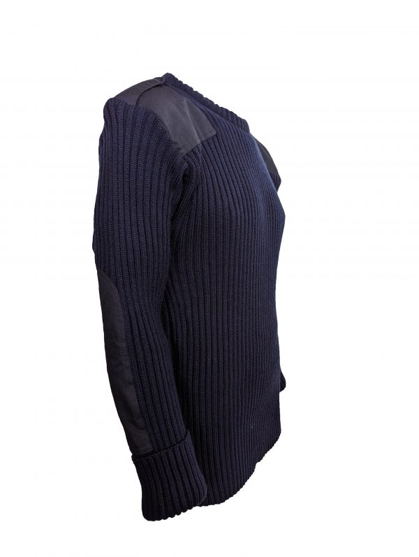 Nato Style Sweater with Patches and Epaulettes – Miller Rayner