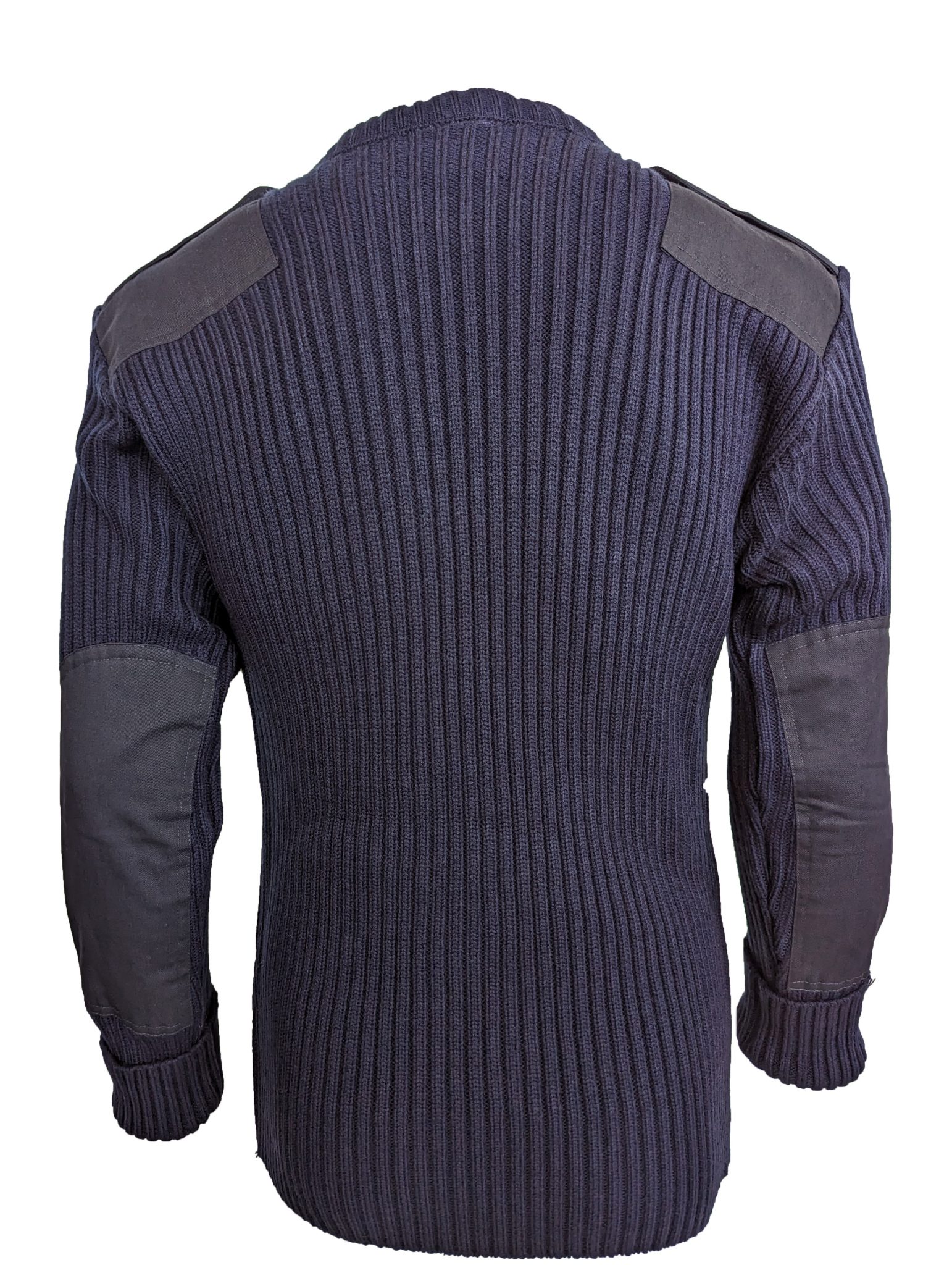 Nato Style Sweater with Patches and Epaulettes – Miller Rayner