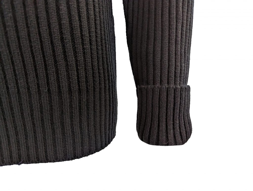 Nato Style Sweater with Patches and Epaulettes Vee Neck – Miller Rayner